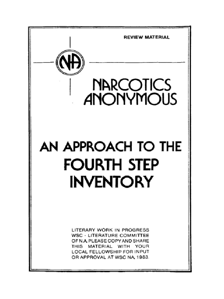 An Approach To The 4th Step | PDF