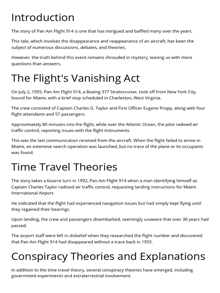 914 | PDF | Aviation | Transport Accidents And Incidents