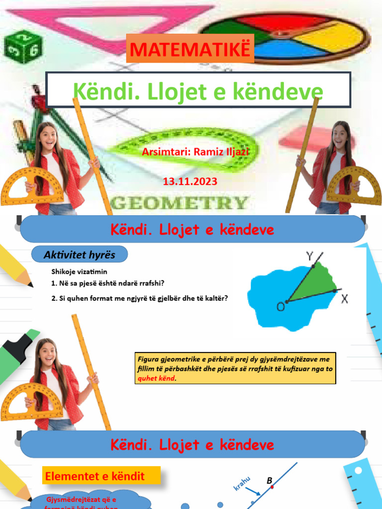 Këndi Llojet e Këndeve | PDF