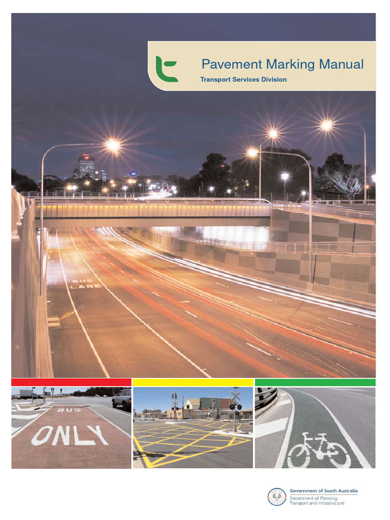 South Australia Pavement Marking Guide | PDF | Road | Traffic