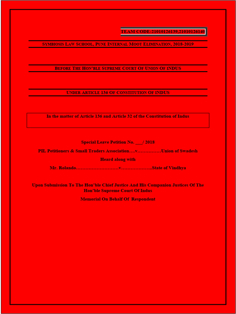 Unformatted Memorial | PDF | Legal Liability | Negligence