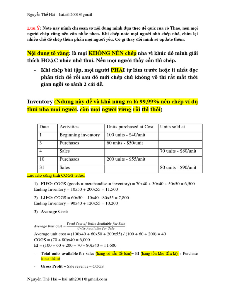 Final Note | PDF