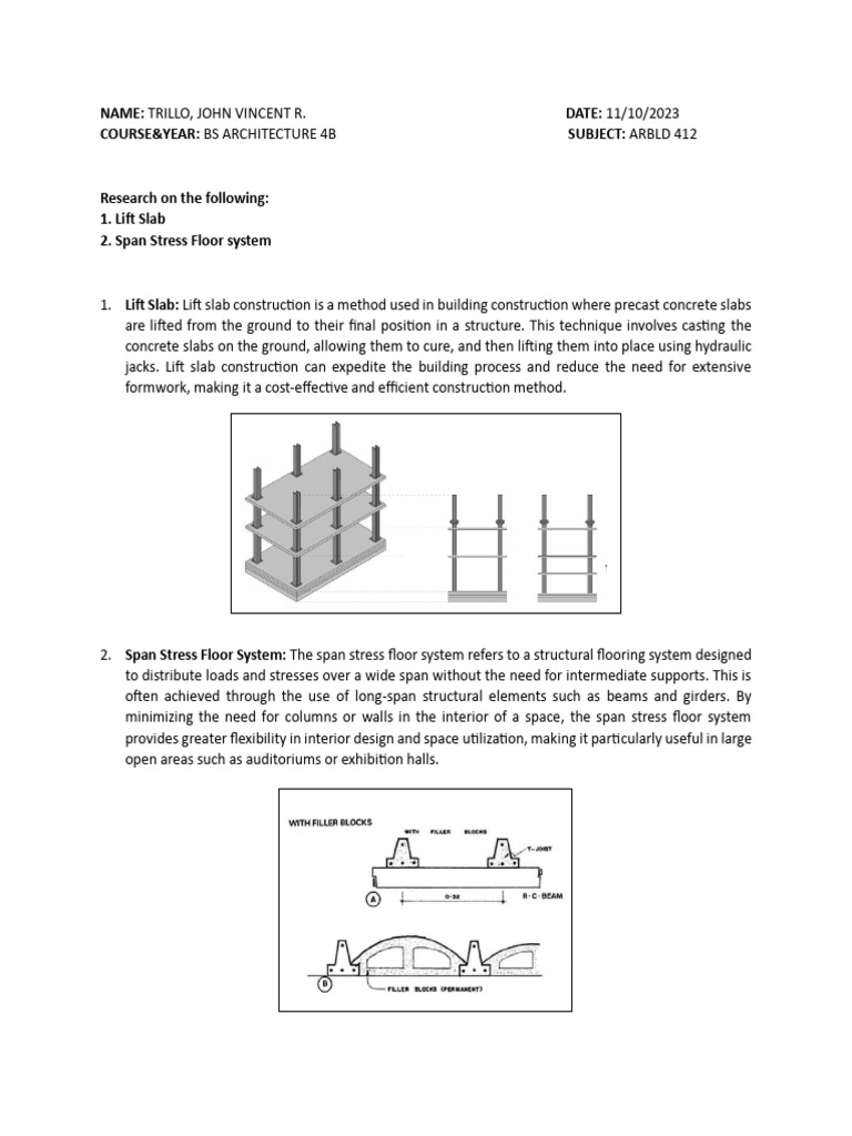 Lift Slab System | PDF