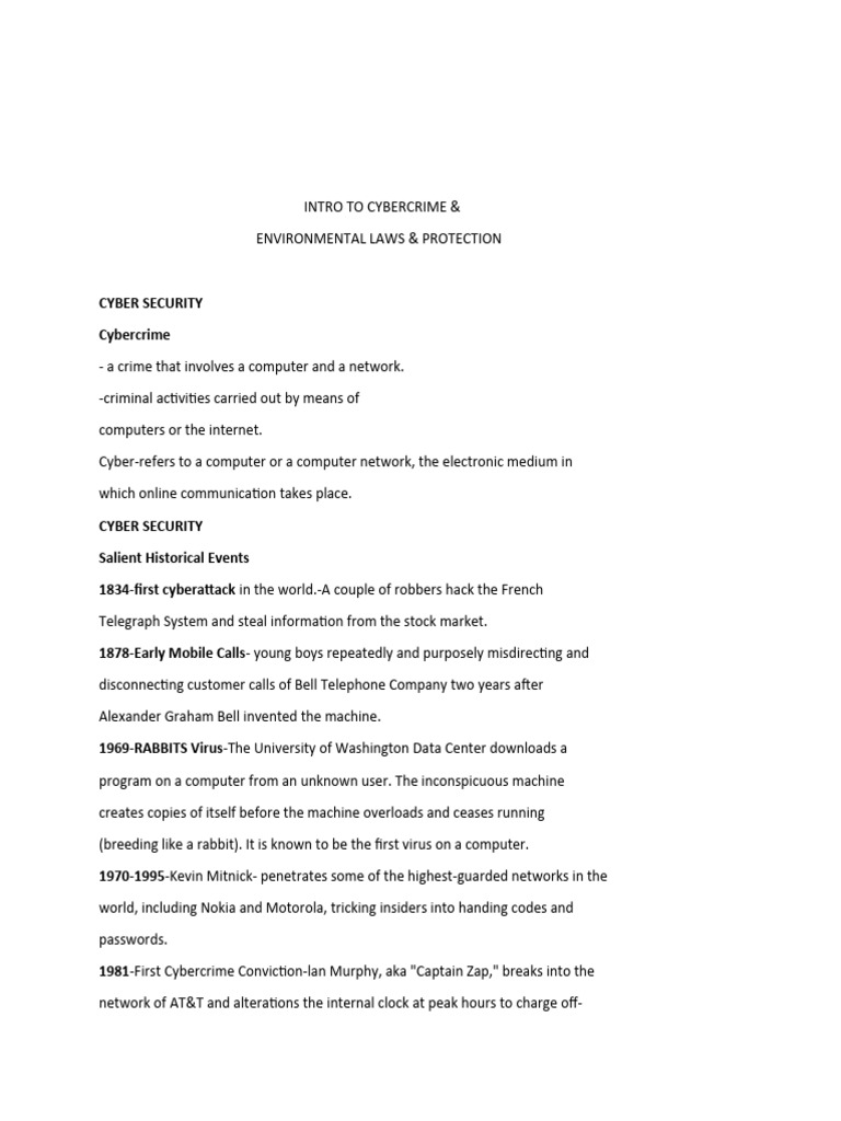 Intro To Cybercrime | PDF | Computer Data Storage | Byte