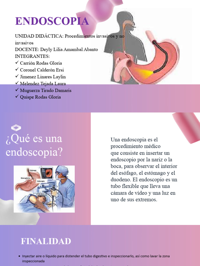 ENDOSCOPIA (1) | PDF | Endoscopia | Biopsia