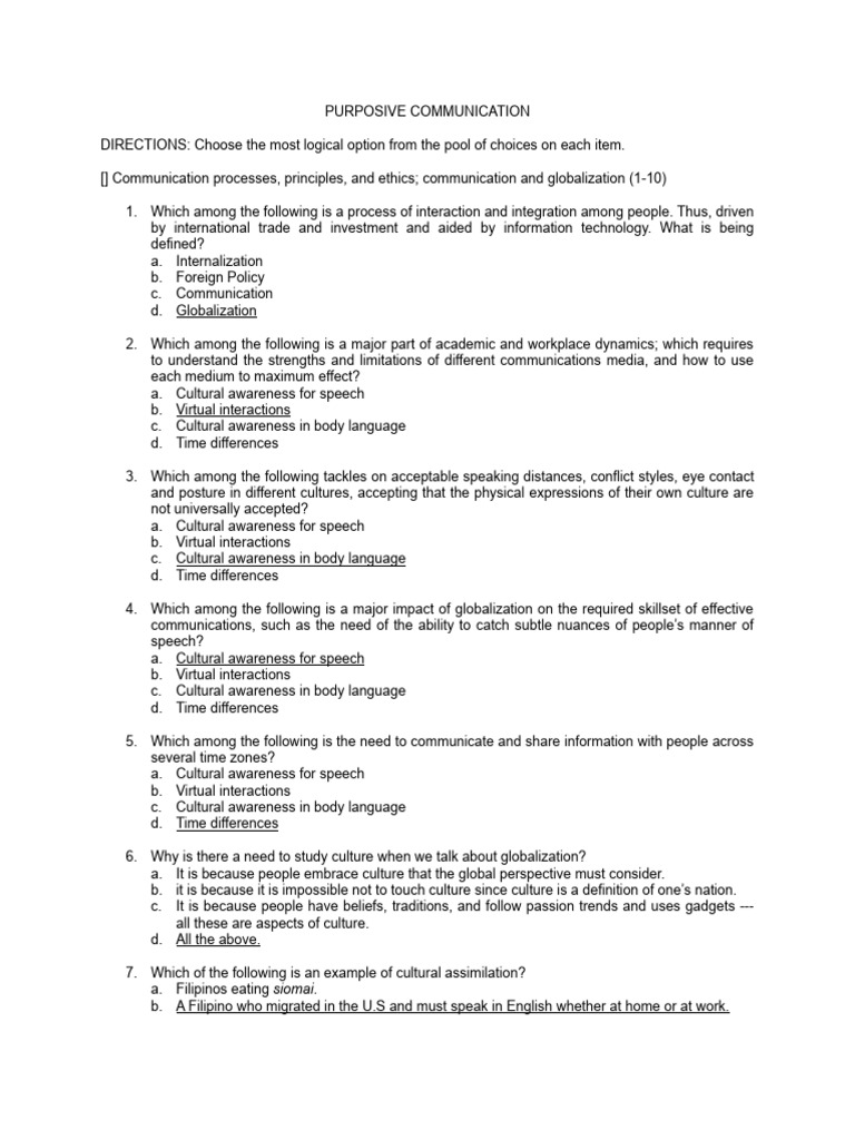 Ge 2 Purposive Communication w Interactive Learning | PDF ...