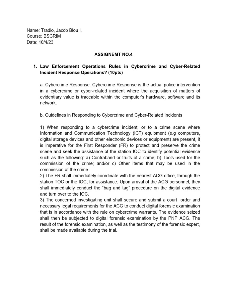 Lea Assignment No.4 | PDF