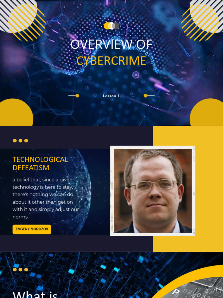 Lesson 1 - Overview of Cybercrime | PDF | Cybercrime | Telephone