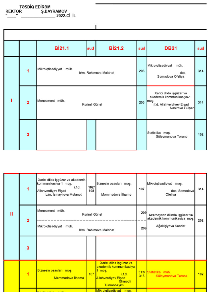 CEDVEL 2022-2023 II Kurs Payız İqtisadiyyat | PDF