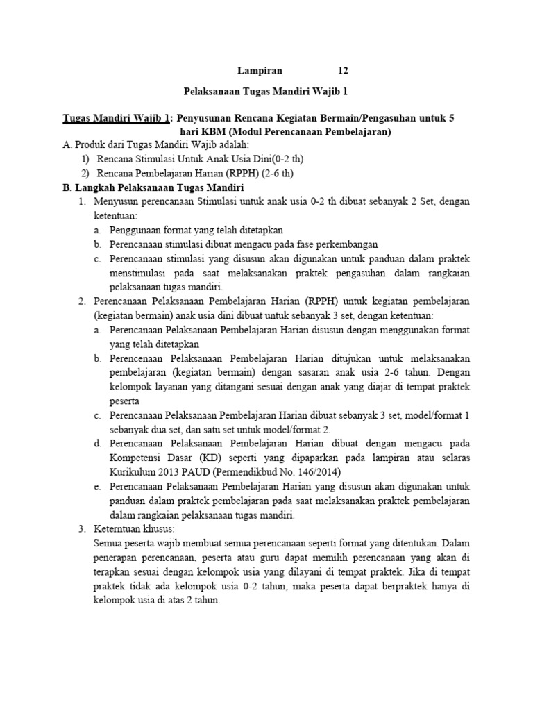 RPPH Model 1 Dan 2 | PDF | Karier & Perkembangan