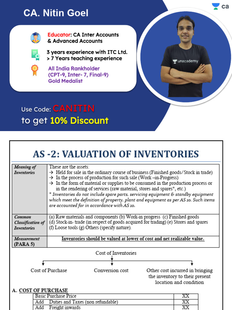 AS 2 Valuation of Inventories | PDF | Inventory | Business Process