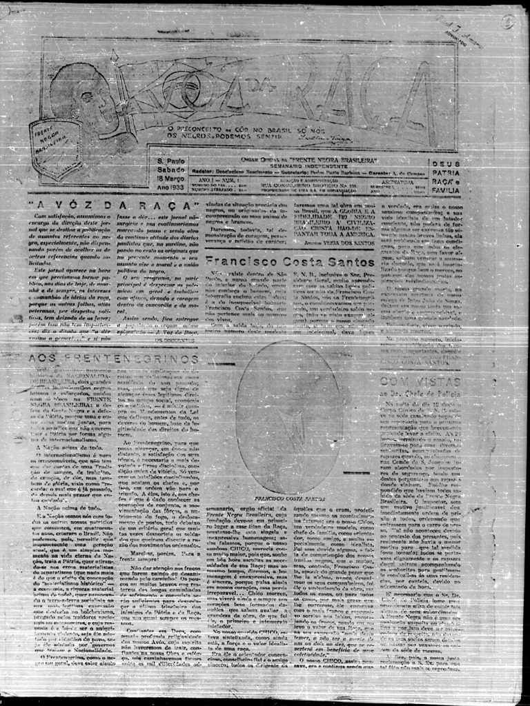 01 A Voz Da Raca 18031933 | PDF