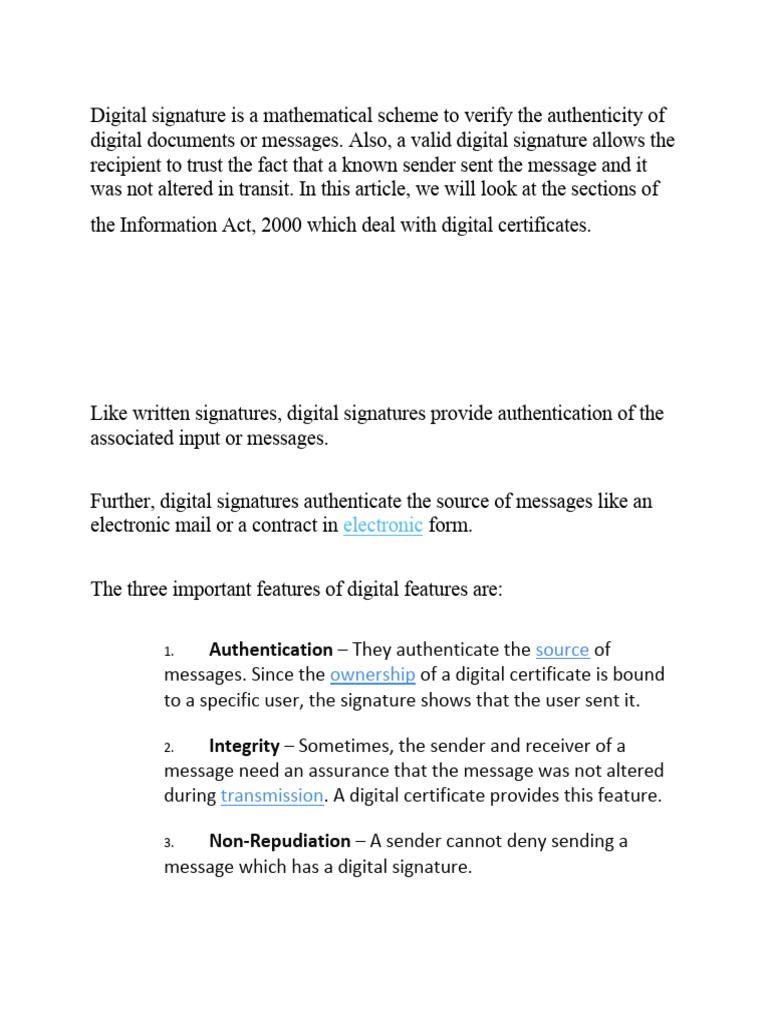 Digital Signature | PDF | Authentication | Espionage Techniques