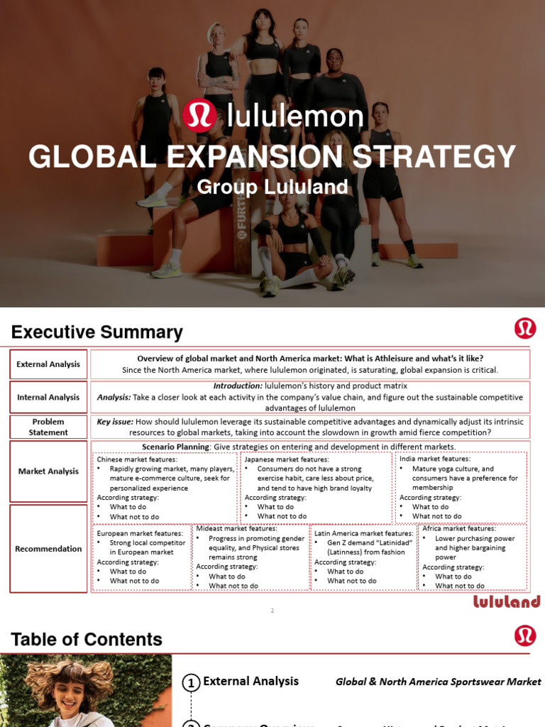 Lululemon With PESTEL | PDF | Consumer Price Index | E Commerce