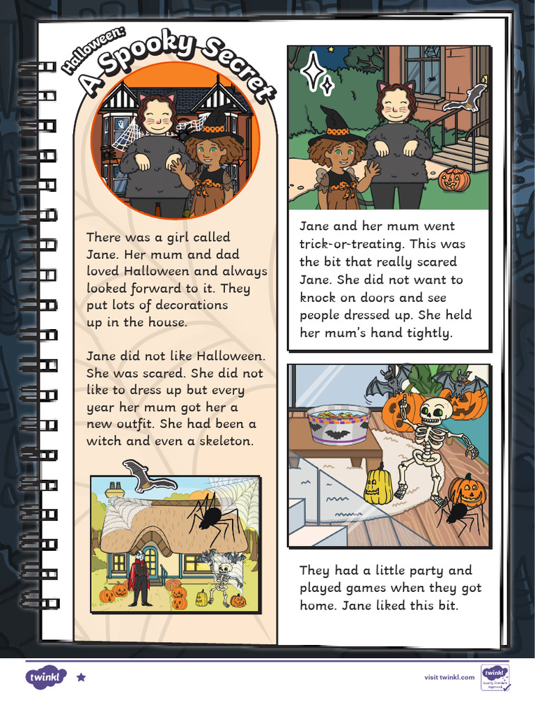 KS1 Halloween a Spooky Secret | PDF | Halloween | Trick Or Treating