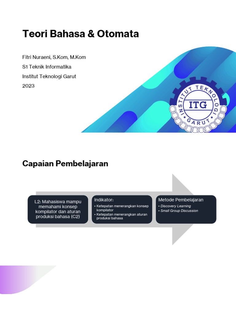 Konsep Kompilator dan Aturan Produksi | PDF