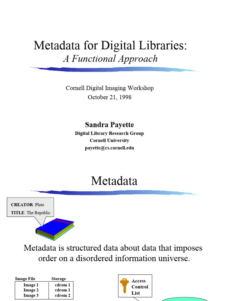 Di Metadata Pdf Metadata Resource Description Framework