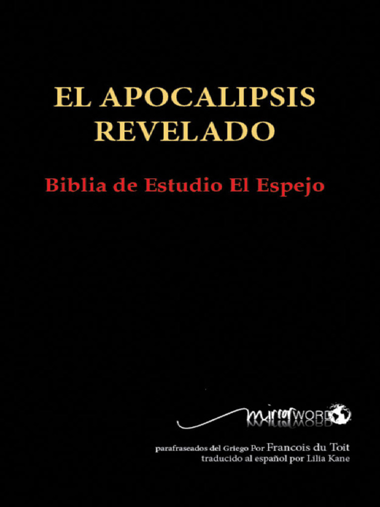 Mirror Study Bible - El Apocali - Francois Du Toit | PDF | Jesús ...