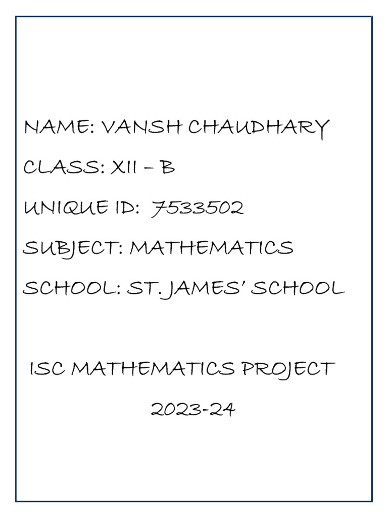 Maths Project | PDF | Trigonometric Functions | Function (Mathematics)
