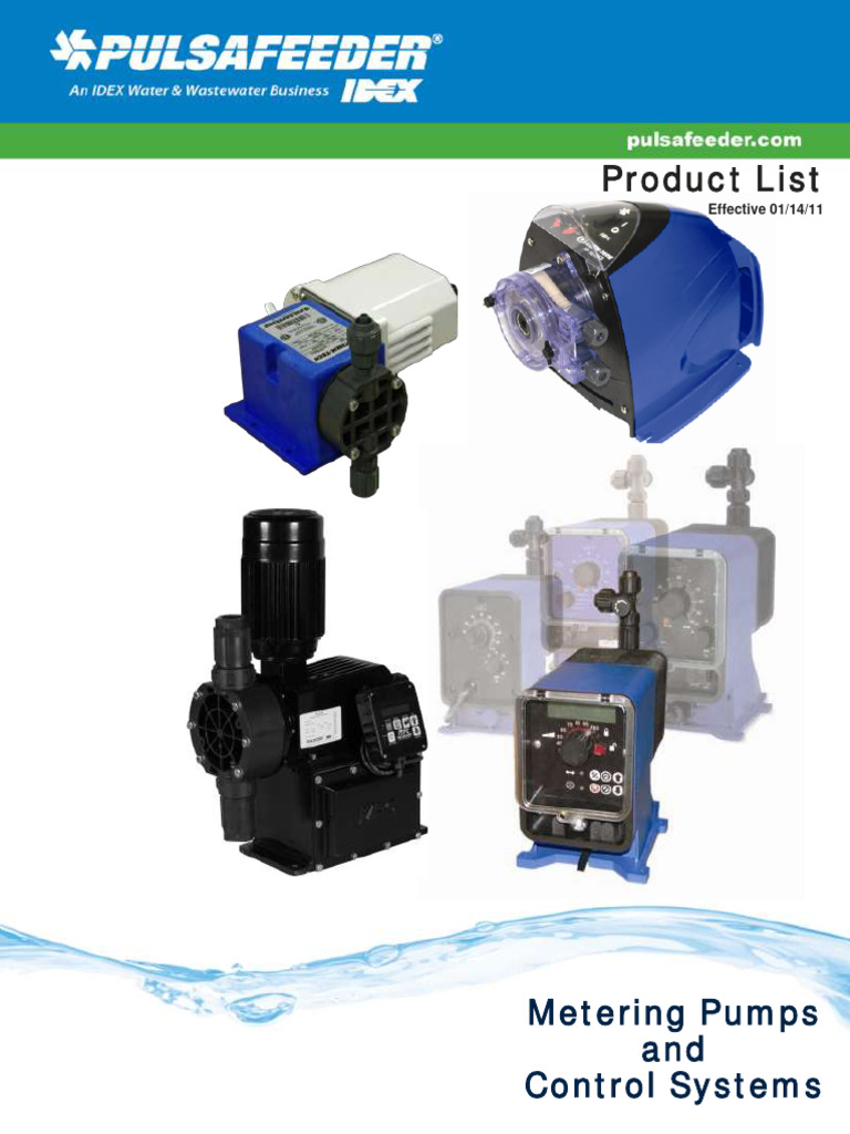 Metering Pumps Product Catalog 2011 | PDF | Pump | Valve