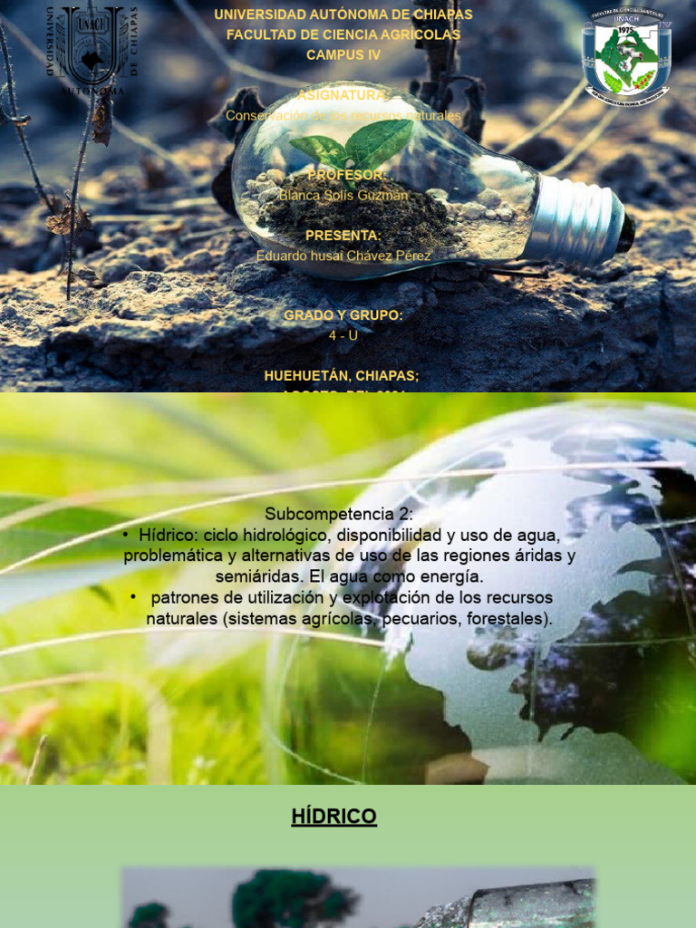 Conservación de Recursos Naturales | PDF | Energía renovable | Agua