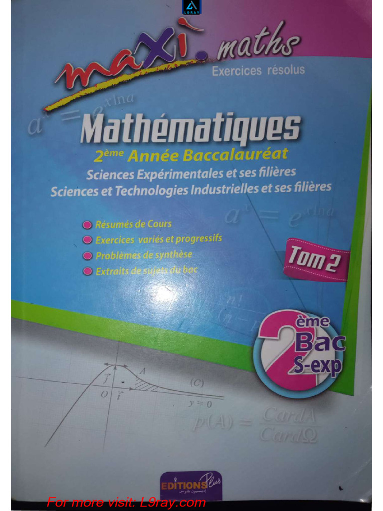 Maxi Math 2bac PC Et SVT Tome 2 | PDF