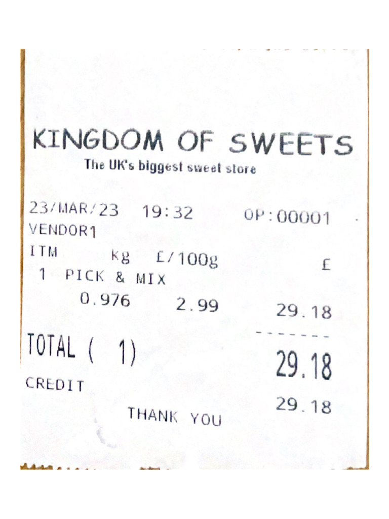 KINGDOM OF SWEETS | PDF