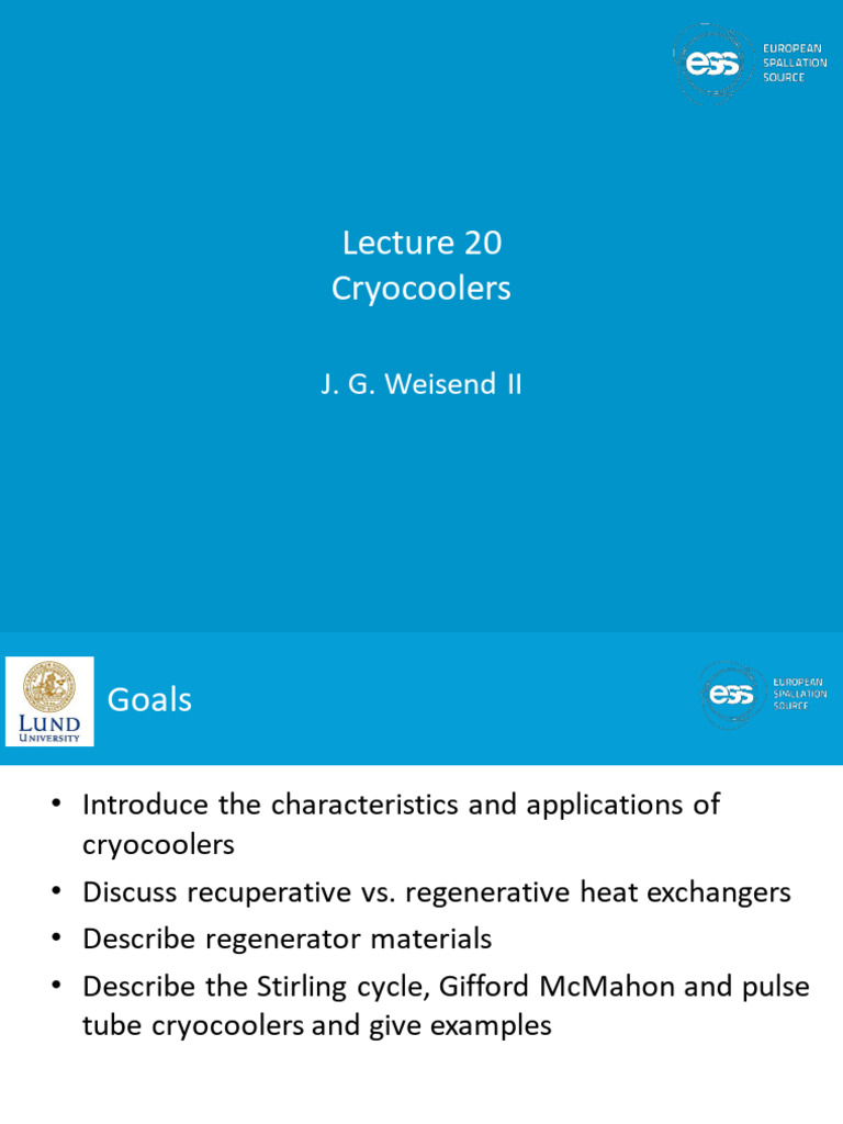 Overview of Cryocoolers and Their Applications | PDF | Vacuum Tube ...