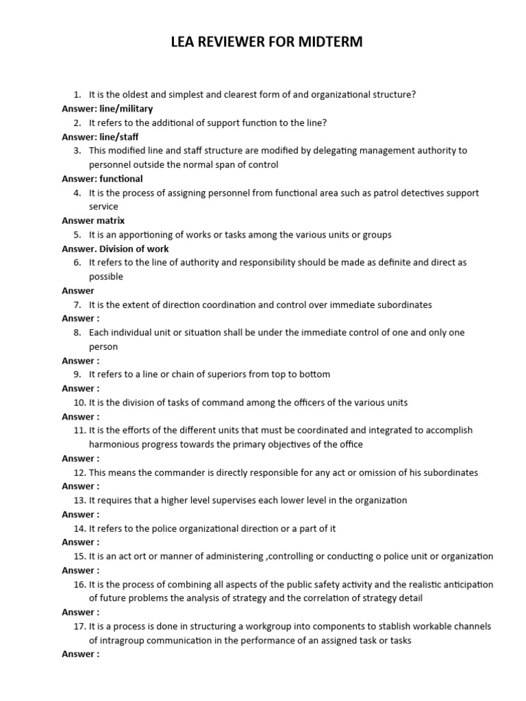 Lea Reviewer For Midterm | PDF | Business | Government
