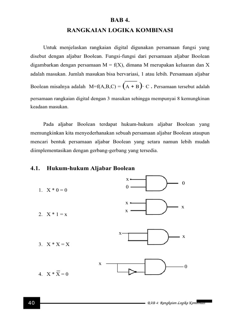 Rangkaian Logika Kombinasi | PDF