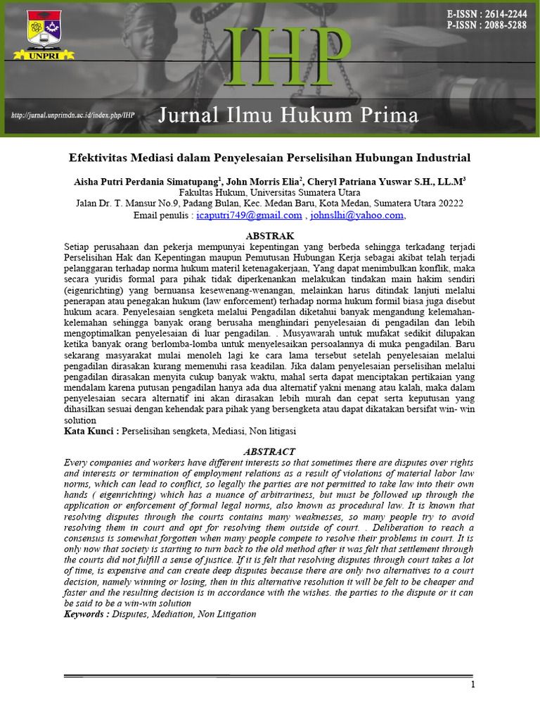 Draft Jurnal PSA | PDF