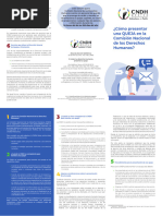 Cómo Presentar Una Queja CNDH | PDF | Arbitraje | Derechos