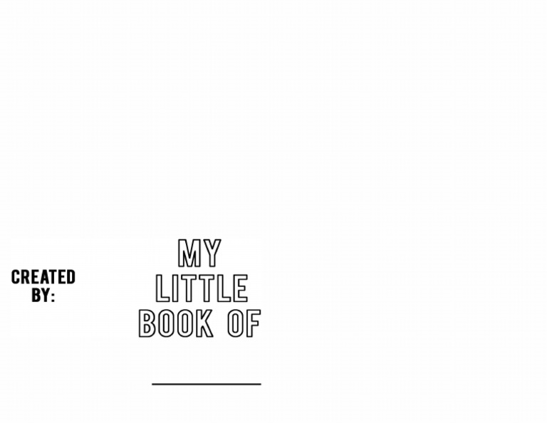 Foldable Book Template 1 | PDF