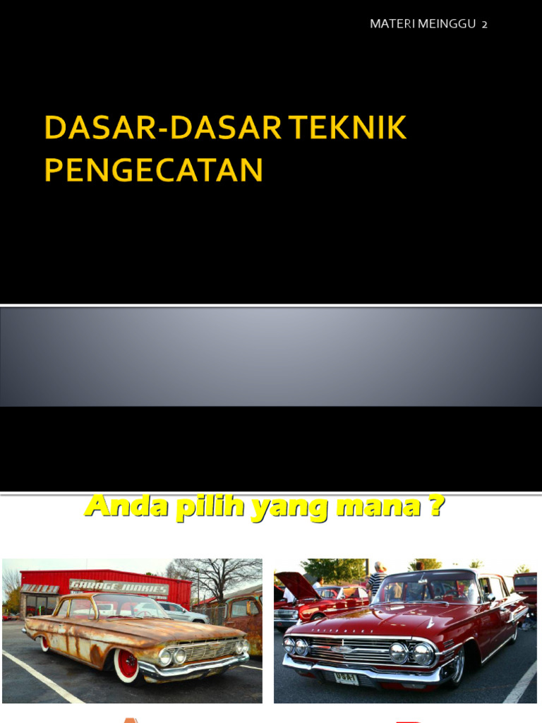 Dasar Dasar Teknik Pengecatan Mg Ii Pdf