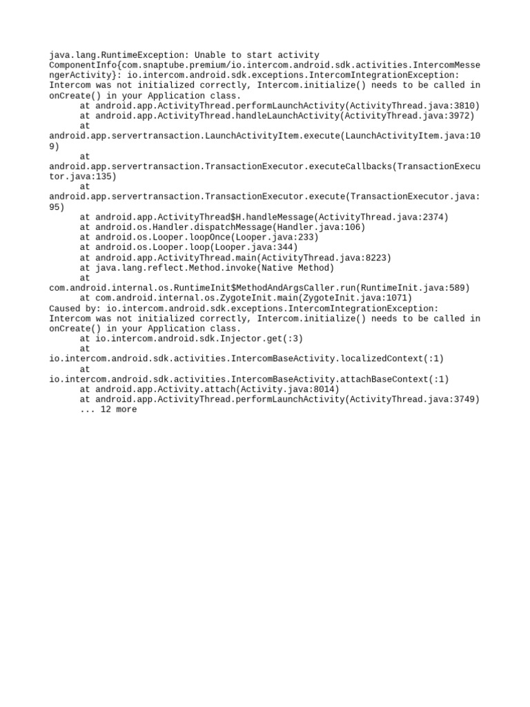 Last Crash Log | PDF