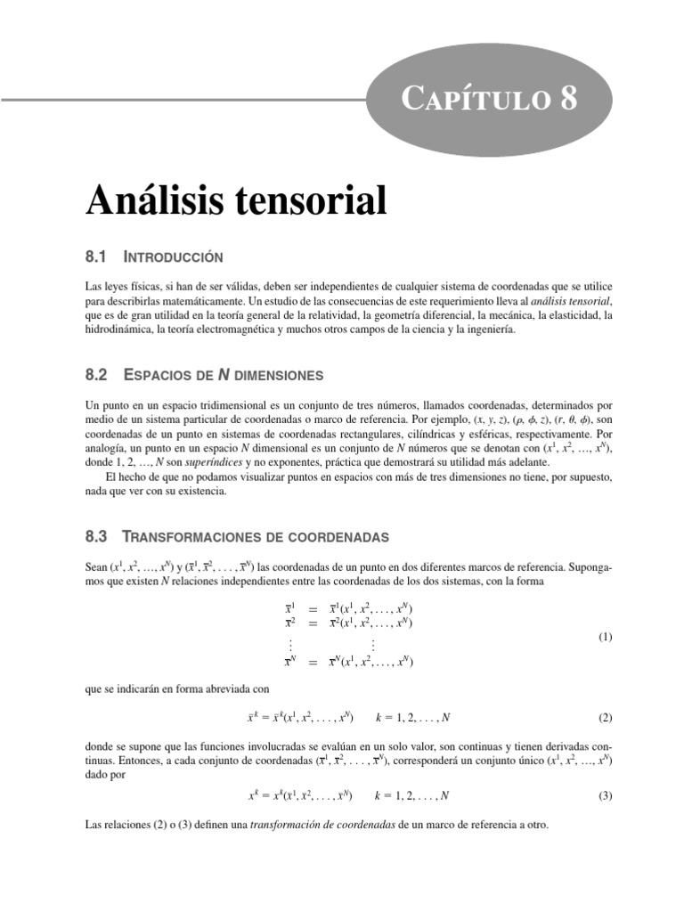 Analisis Vectorial 2da Edicion Schaum Ww | PDF | Tensor | Matriz (Matemáticas)