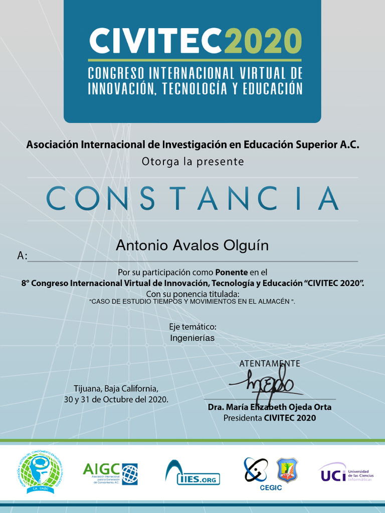 Ponente - Avalos Olguin | PDF