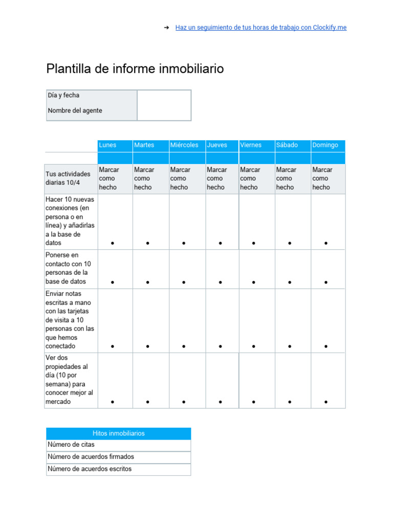 Plantilla de Informe Inmobiliario | PDF