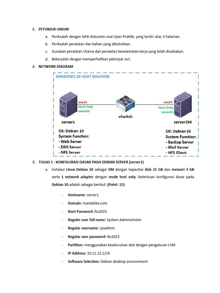 Soal LKS SMK 2023 - Itnsa - Ok | PDF