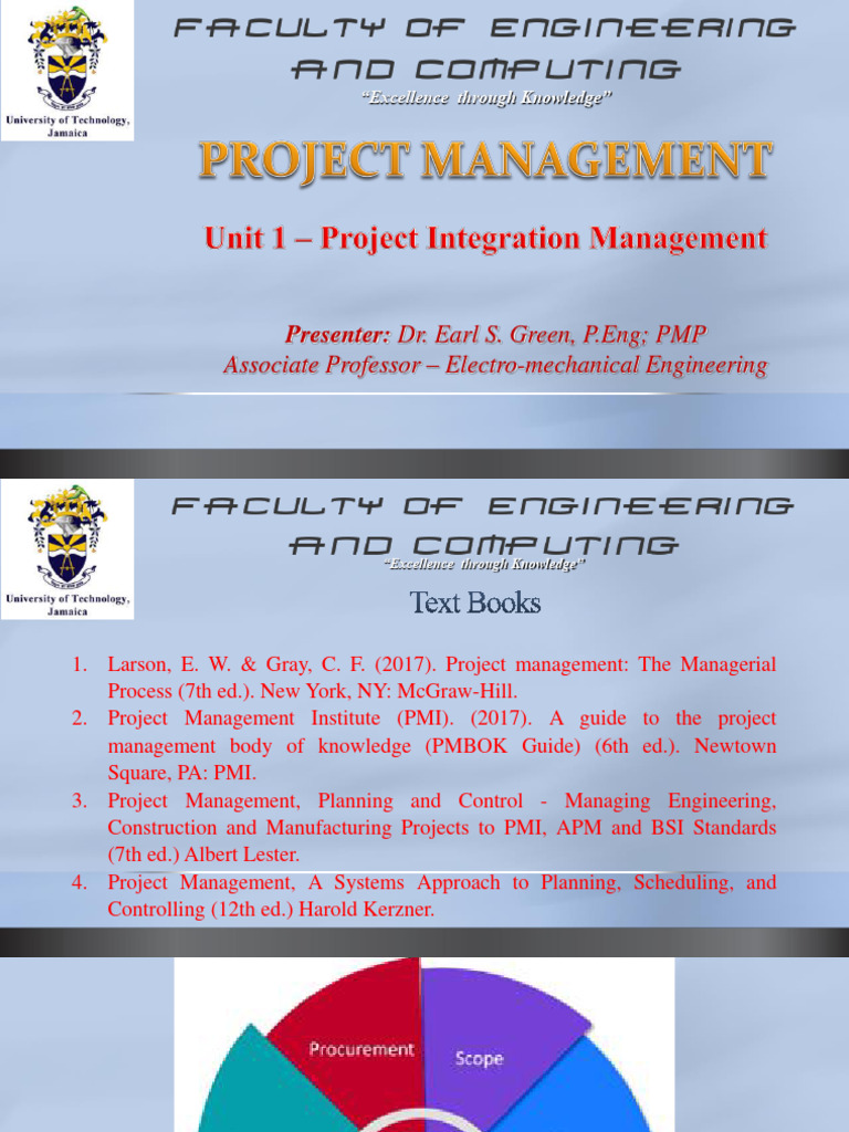 20 - Week 2 - Project Integration Management | PDF | Project Management ...