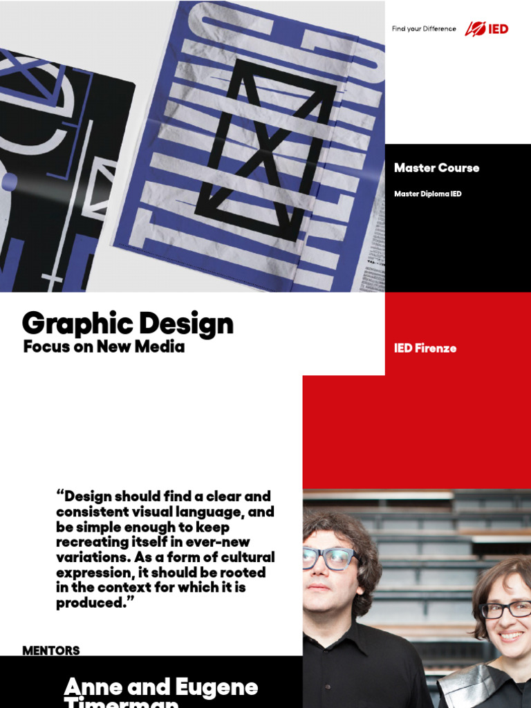 IED Firenze Master Course Graphic Design | PDF | Graphic Design | Brand