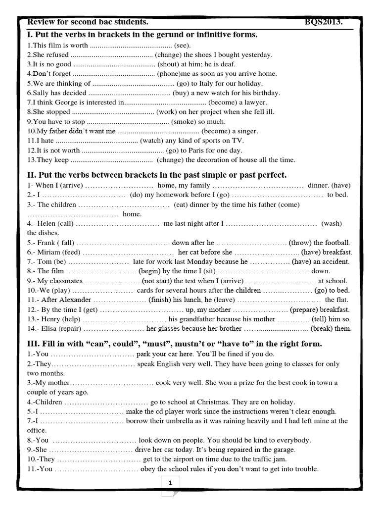 Bac Review | PDF | Ellipsis | Linguistics