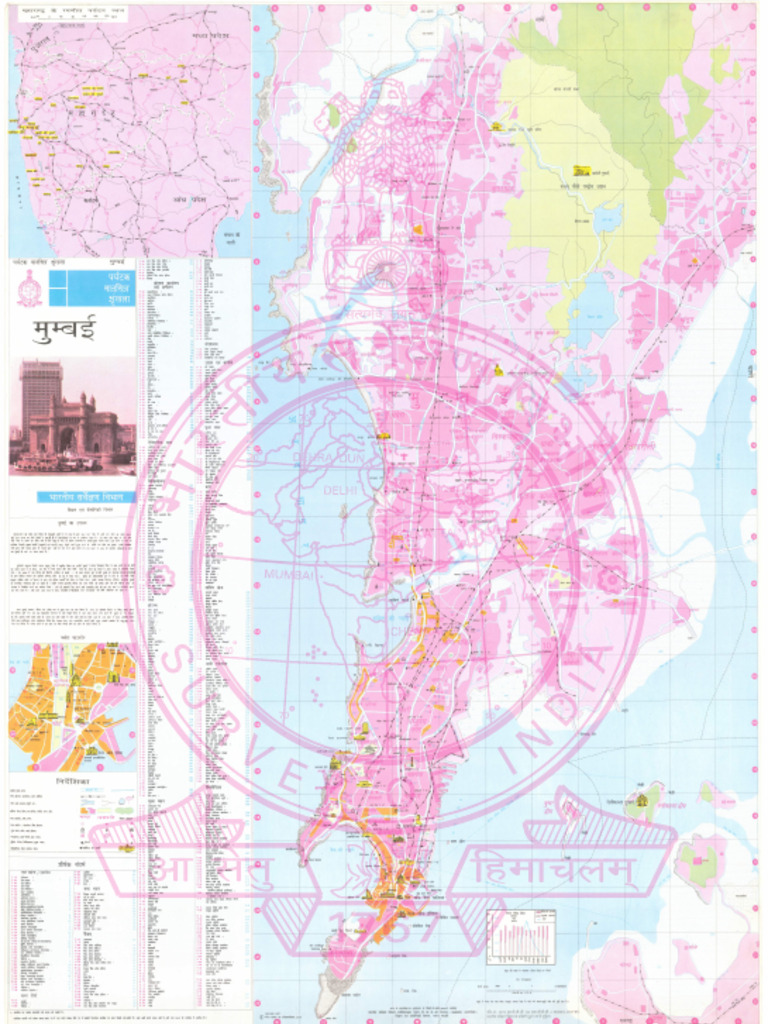 Mumbai Tourist Map 757 | PDF