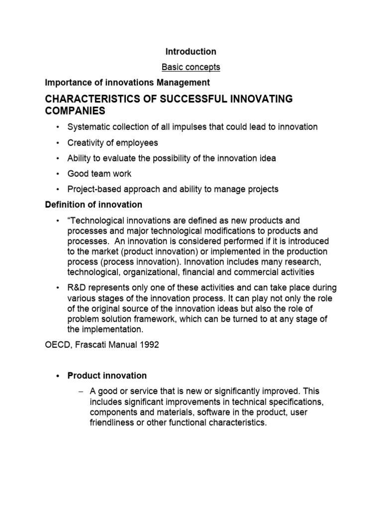 Innovation Management | PDF | Innovation | Cognition Innovation Management | PDF | Innovation | Cognition