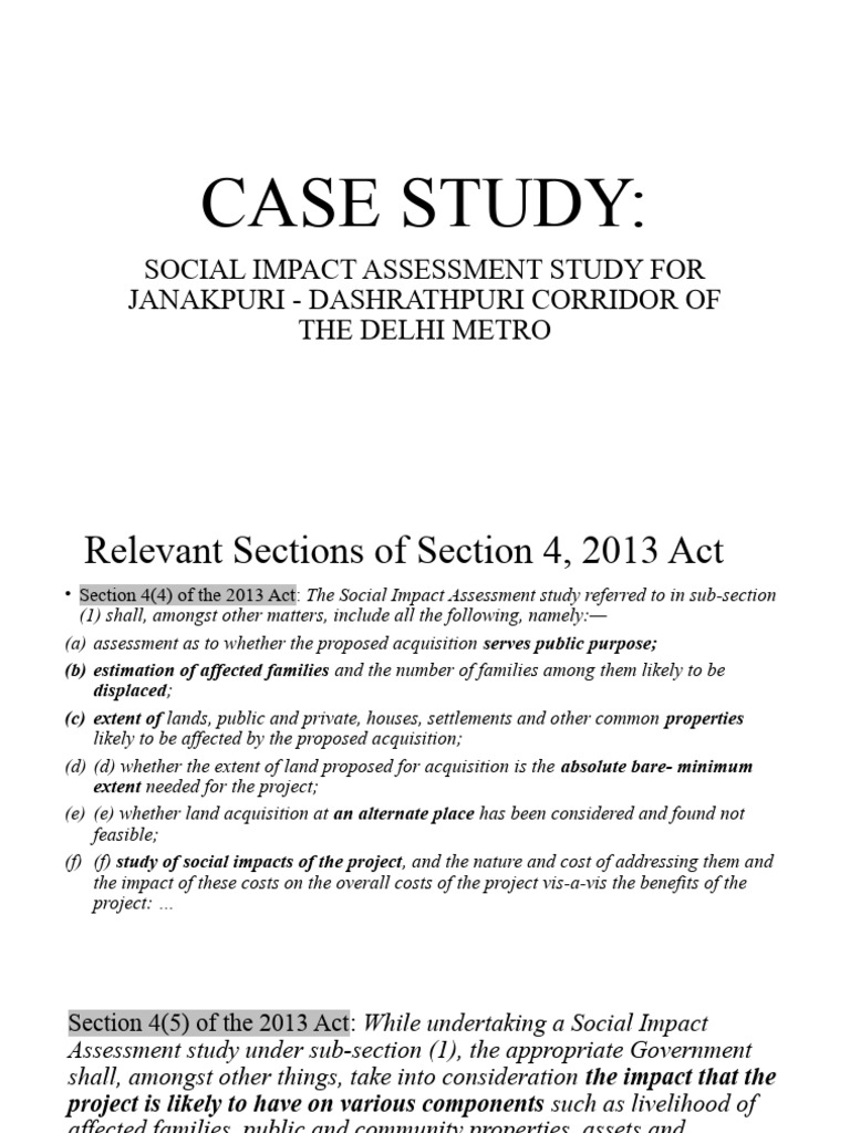 Delhi Metro Corridor Social Impact Study | PDF | Evaluation | Economies