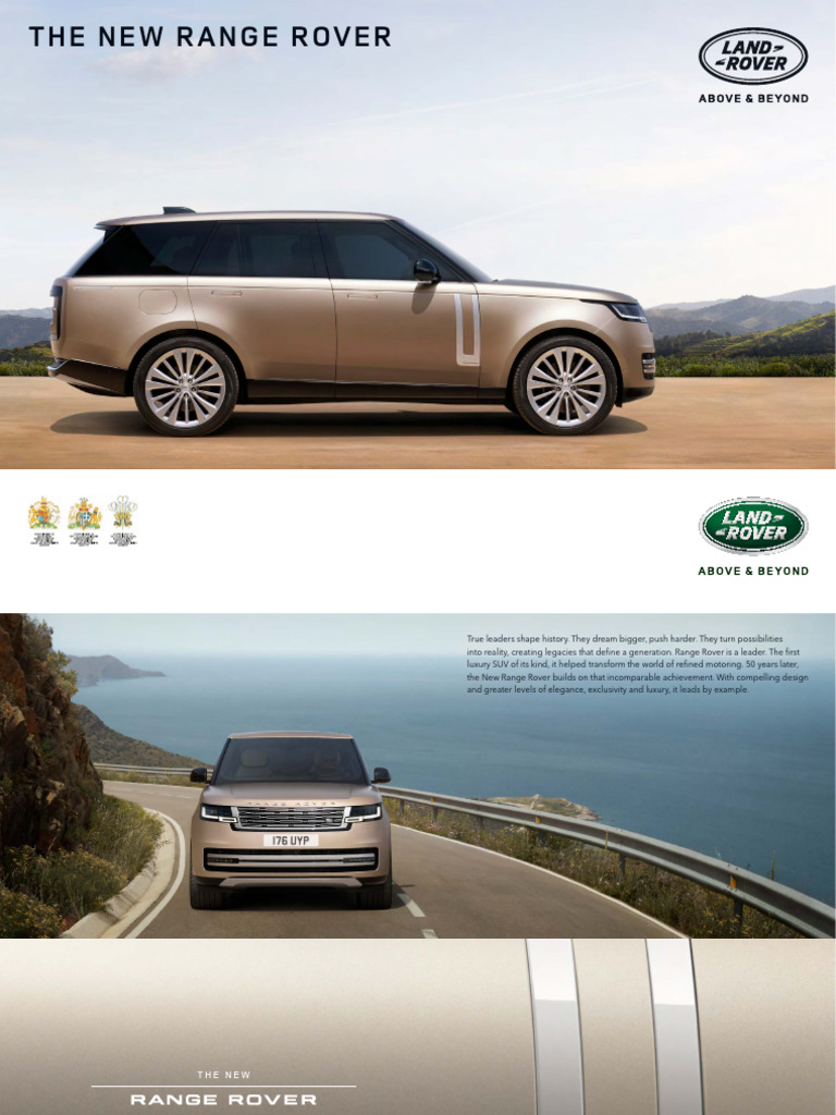 L460 - Range Rover Brochure | PDF | Fuel Economy In Automobiles | Motor ...