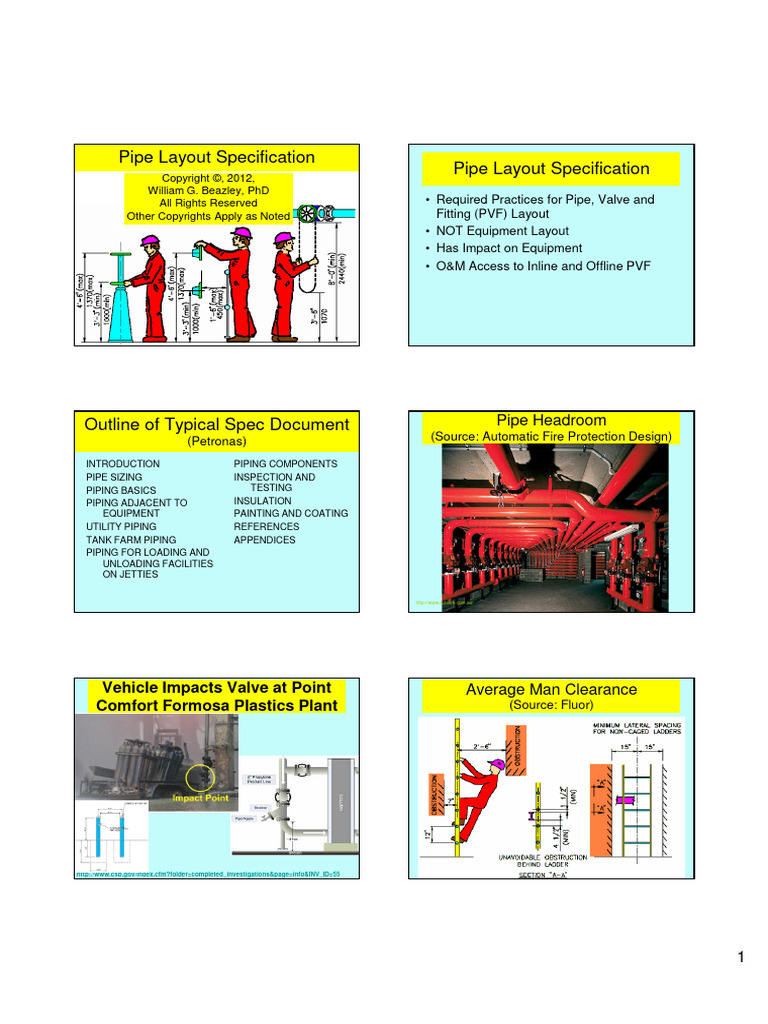 02c-Pipe Layout Specification | PDF | Stairs | Manufactured Goods