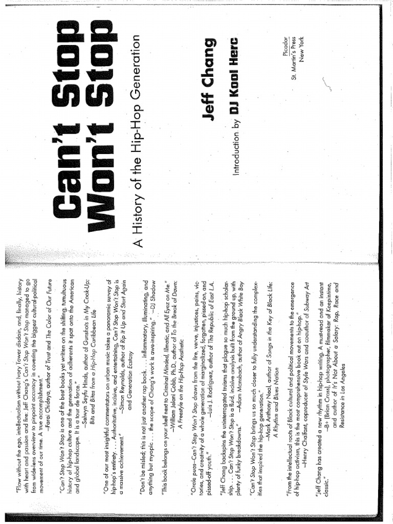 Can't Stop Won't Stop | PDF