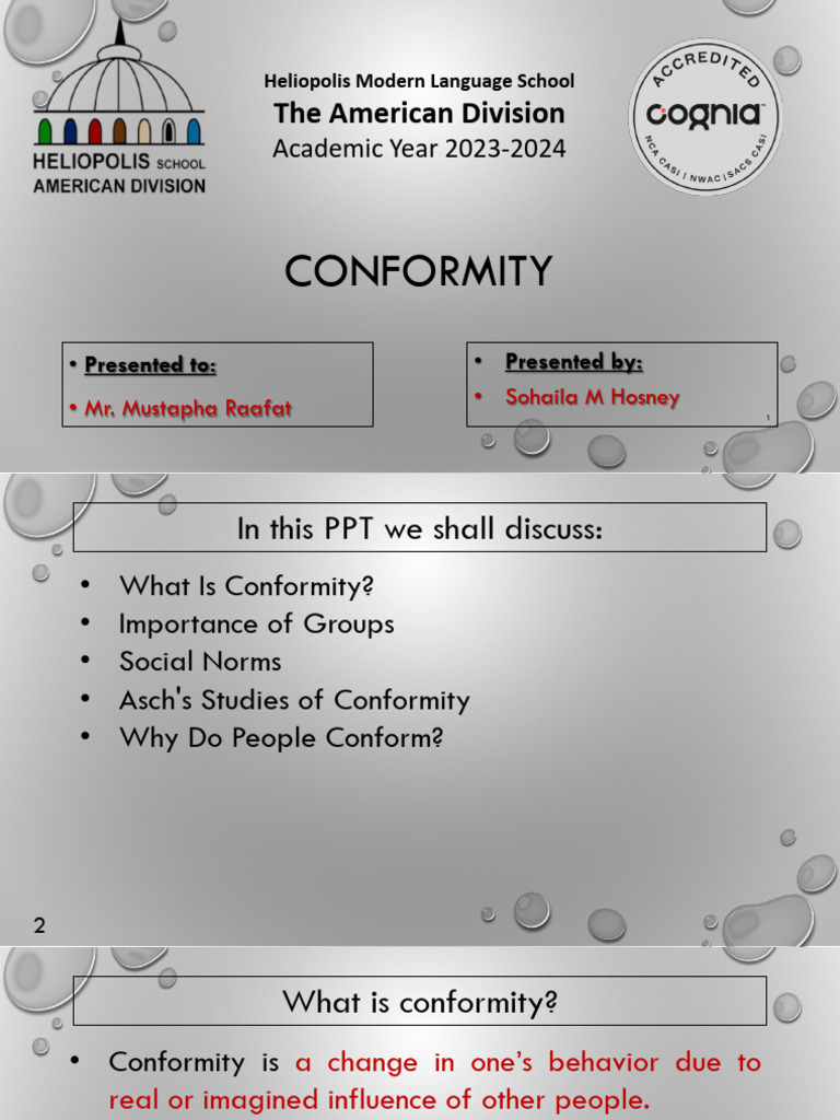 Conformity | PDF | Conformity | Psychology