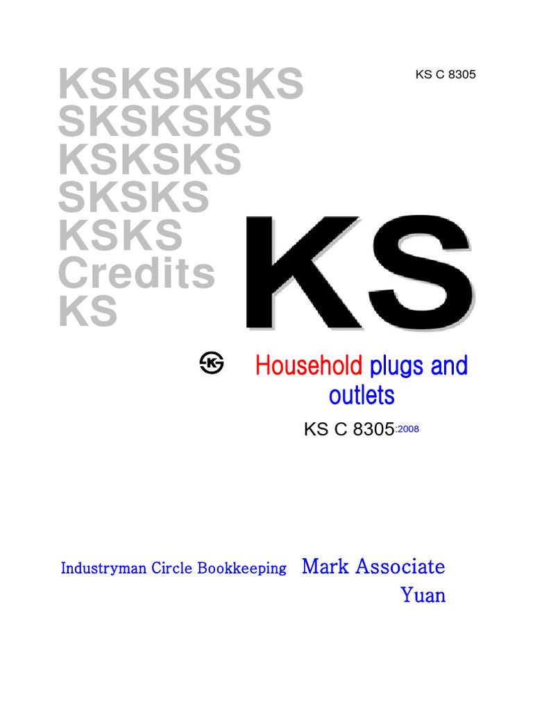 KS C 8305-2008_Translated | PDF | Ac Power Plugs And Sockets ...